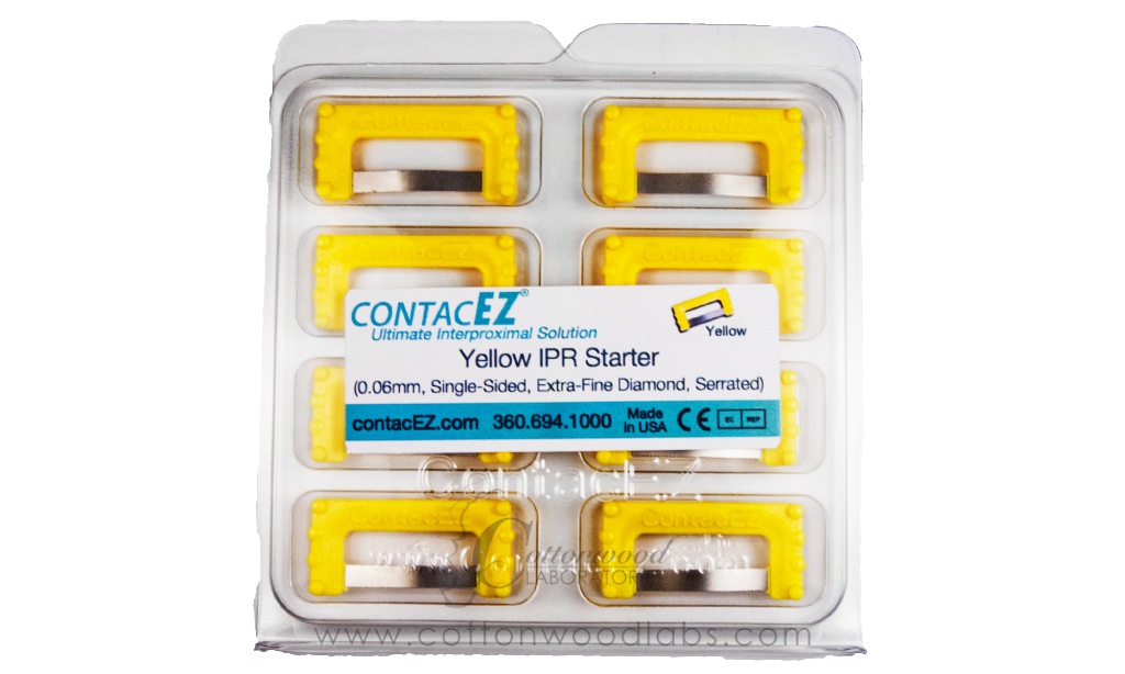 Cottonwood LabsContacEZ yellow IPR starter • 0.06mm - Cottonwood Labs